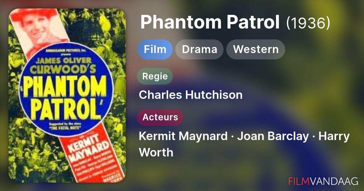 Phantom Patrol (film, 1936) - FilmVandaag.nl
