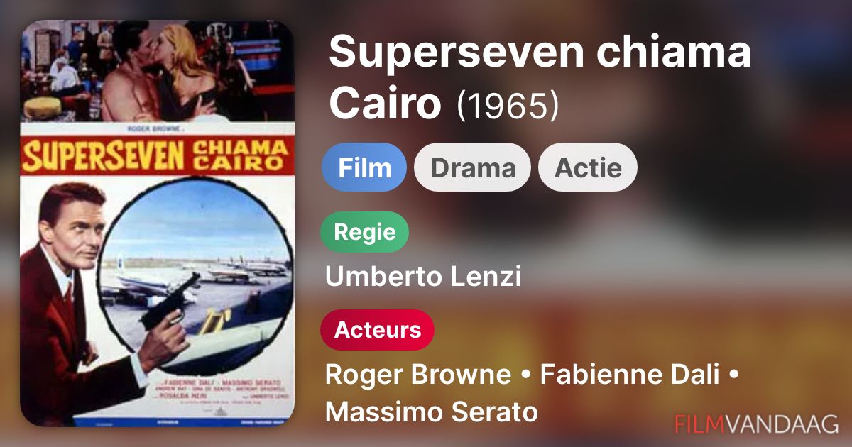 Superseven chiama Cairo (film, 1965) - FilmVandaag.nl