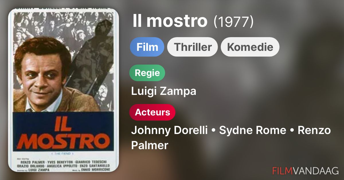 Il mostro (film, 1977) - FilmVandaag.nl