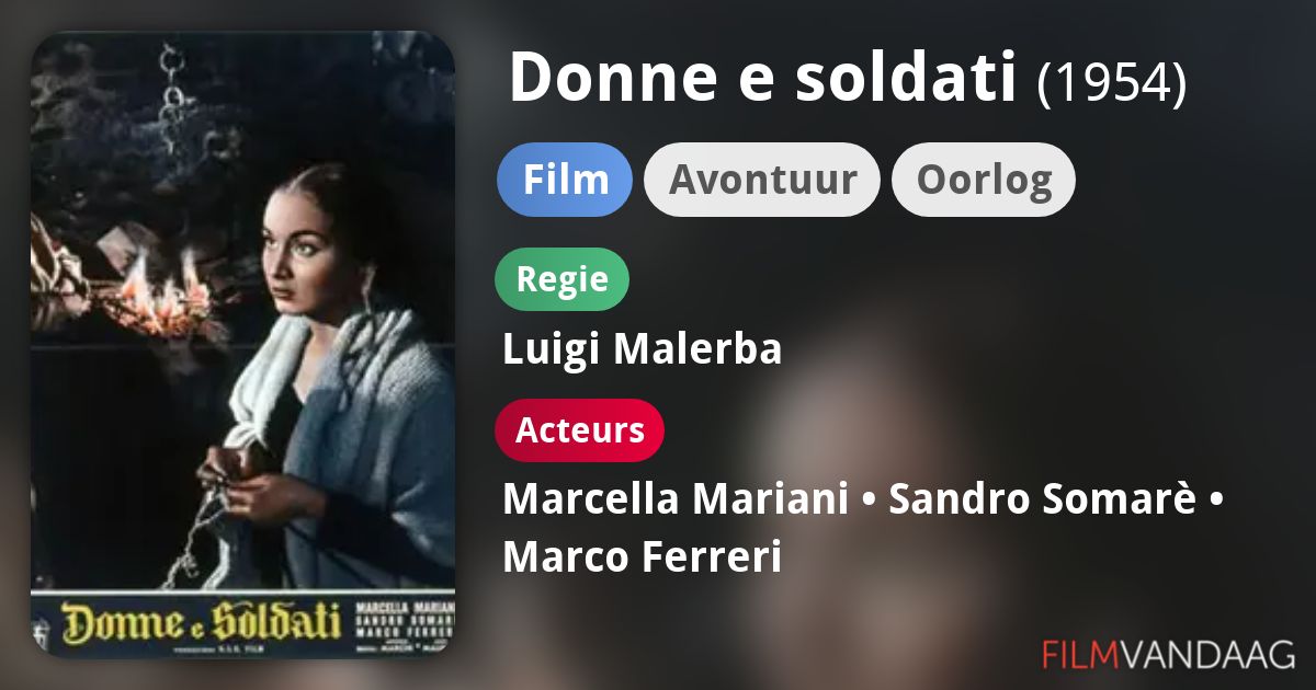 Donne e soldati (film, 1954) - FilmVandaag.nl