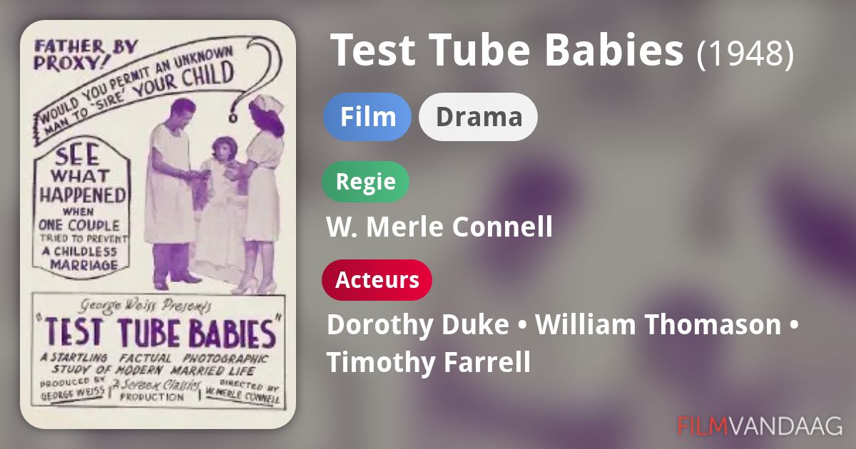 Test Tube Babies (film, 1948) - FilmVandaag.nl
