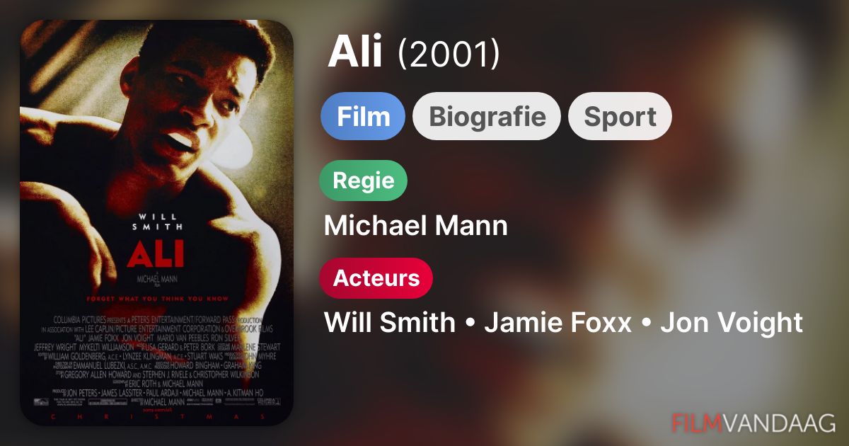 Ali (film, 2001) - FilmVandaag.nl
