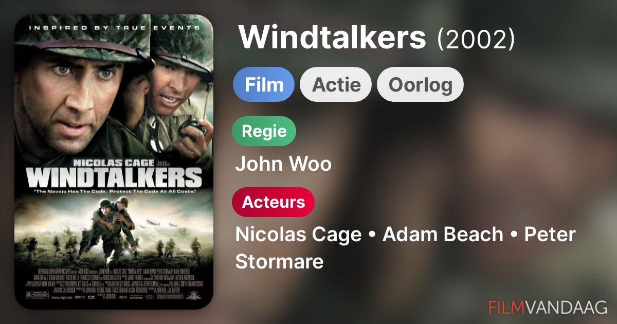 Windtalkers (film, 2002) - FilmVandaag.nl