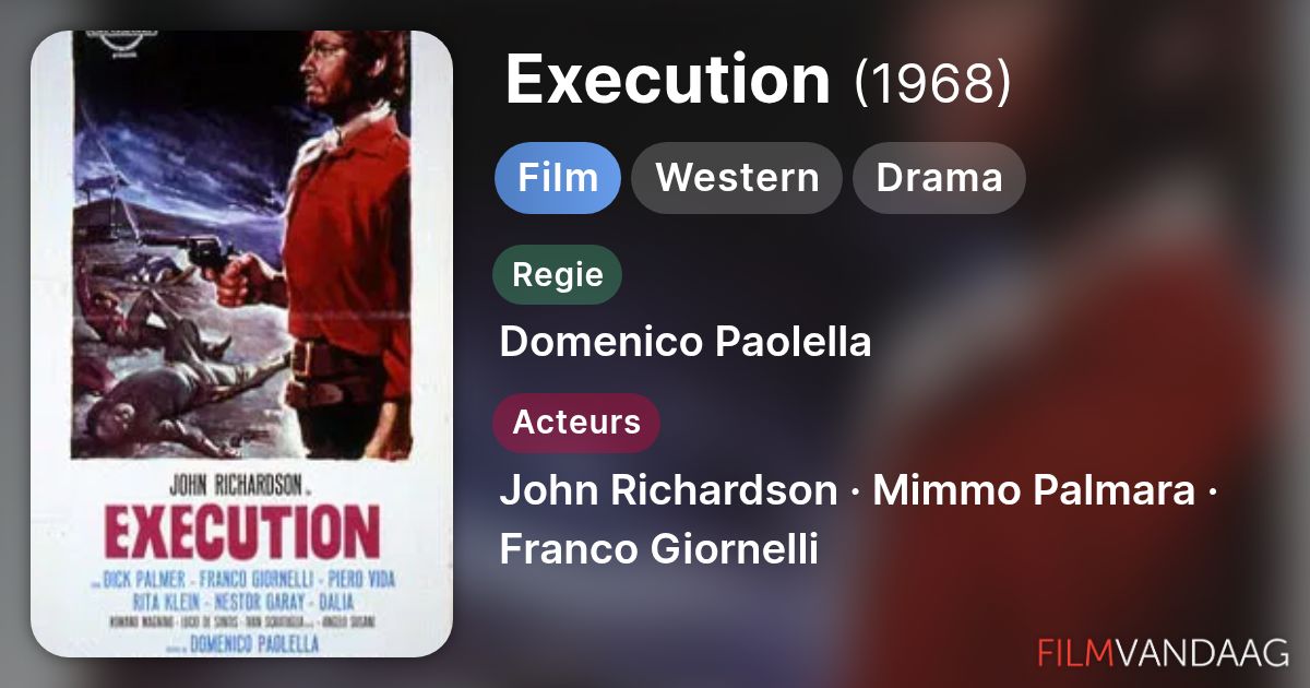 Execution (film, 1968) - FilmVandaag.nl