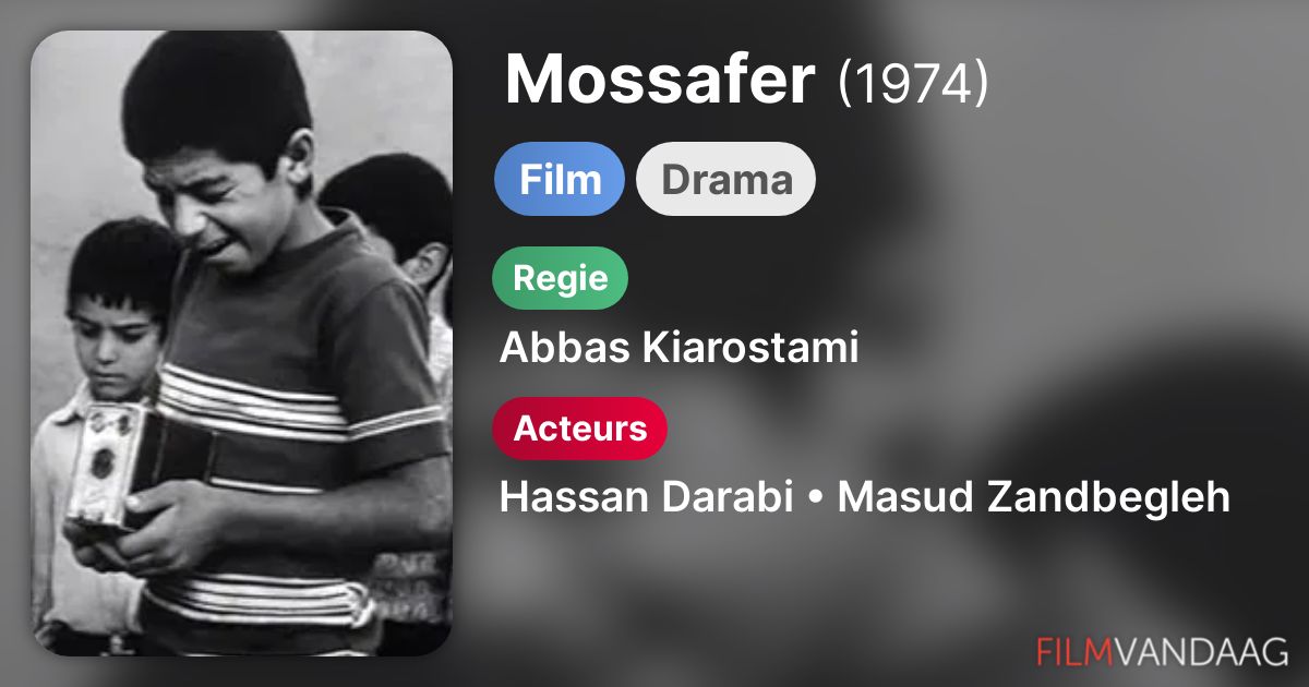 Mossafer (film, 1974) - FilmVandaag.nl