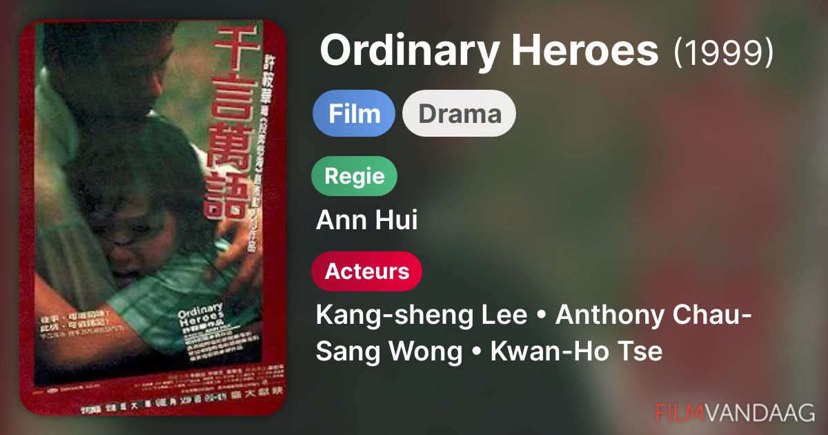 Ordinary Heroes (film, 1999) - FilmVandaag.nl