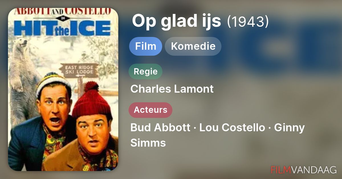 Op glad ijs (film, 1943) - FilmVandaag.nl
