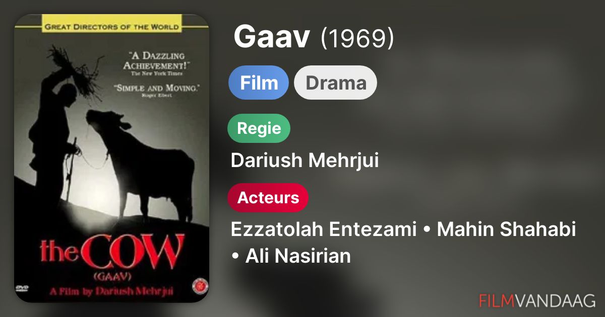 Gaav (film, 1969) - FilmVandaag.nl