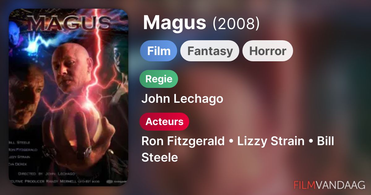 Magus (film, 2008) - FilmVandaag.nl