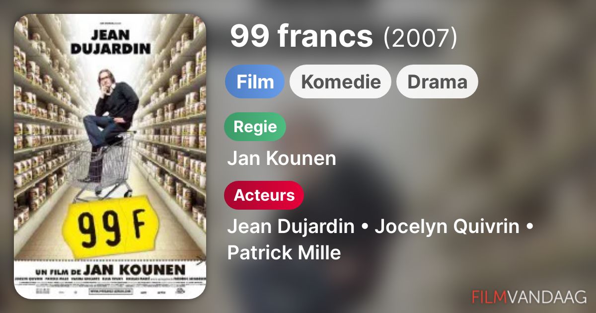 99 francs (film, 2007) - FilmVandaag.nl