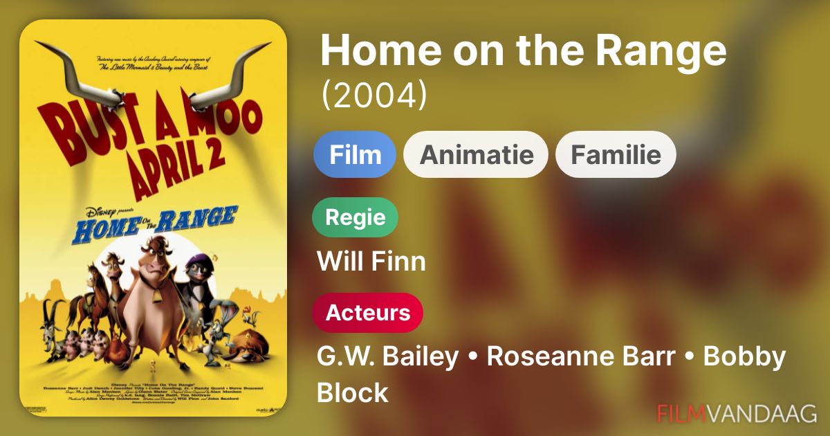 Home on the Range (film, 2004) - FilmVandaag.nl