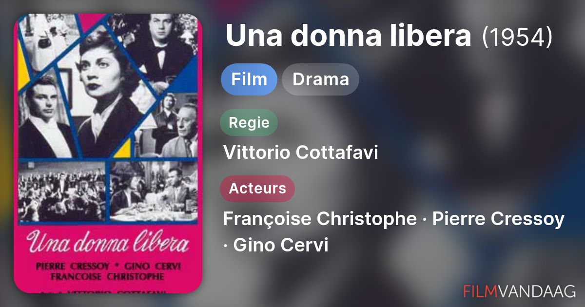 Una donna libera (film, 1954) - FilmVandaag.nl