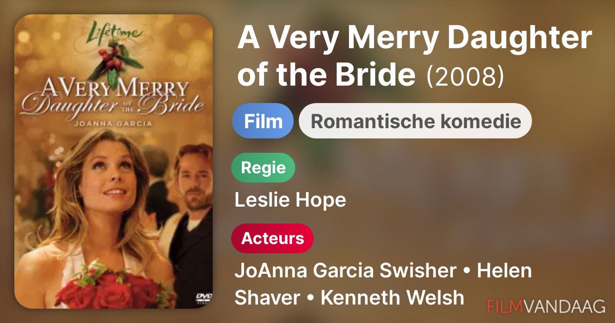 A Very Merry Daughter of the Bride (film, 2008) - FilmVandaag.nl