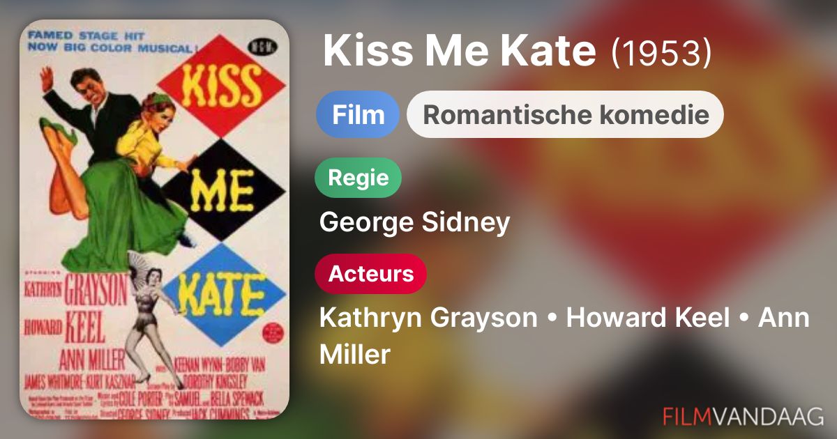 Kiss Me Kate (film, 1953) - FilmVandaag.nl