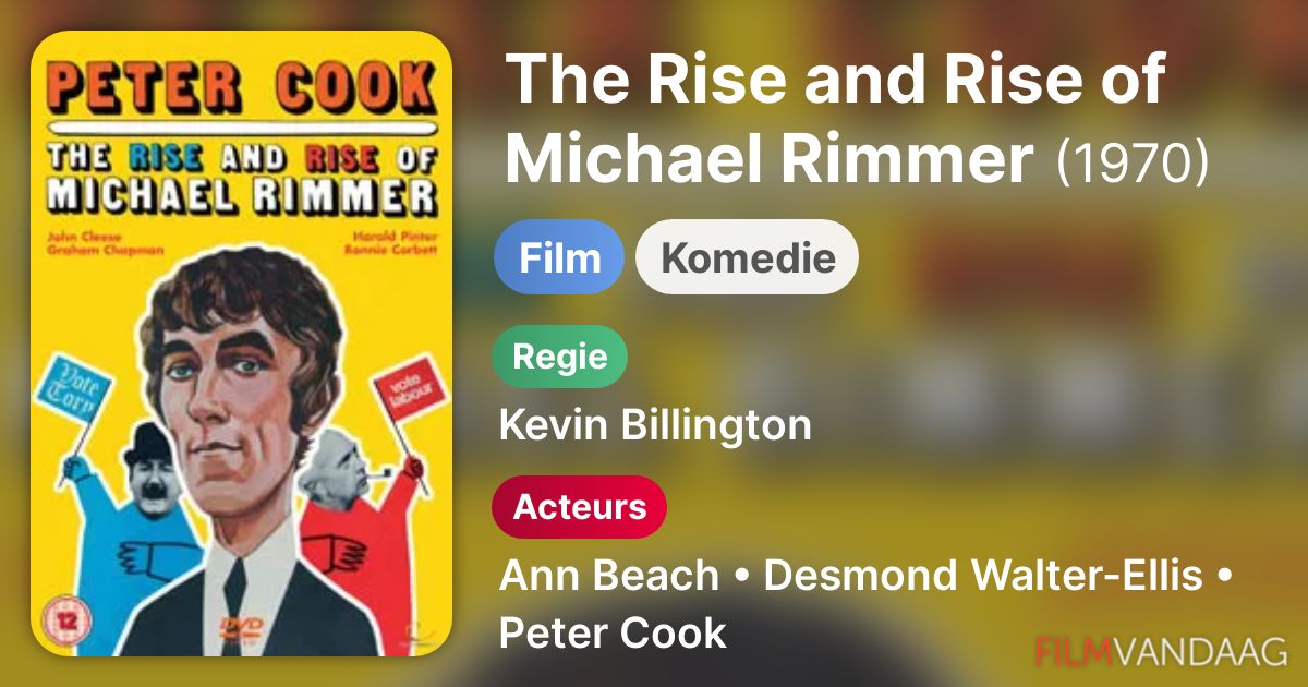 The Rise and Rise of Michael Rimmer (film, 1970) - FilmVandaag.nl