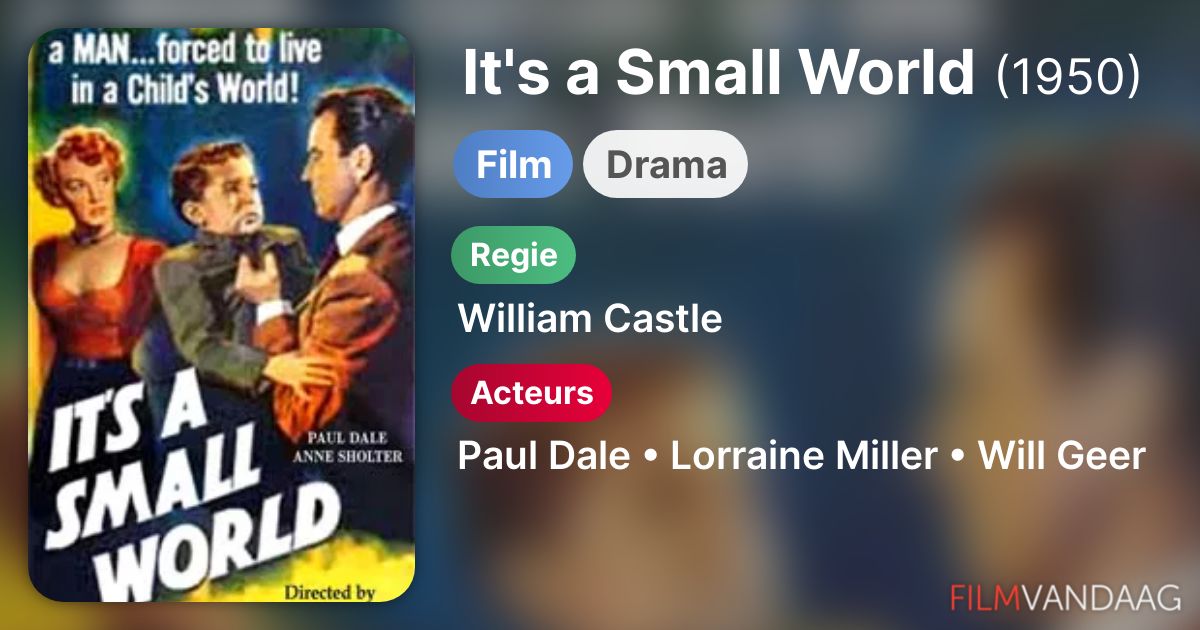 It's a Small World (film, 1950) - FilmVandaag.nl
