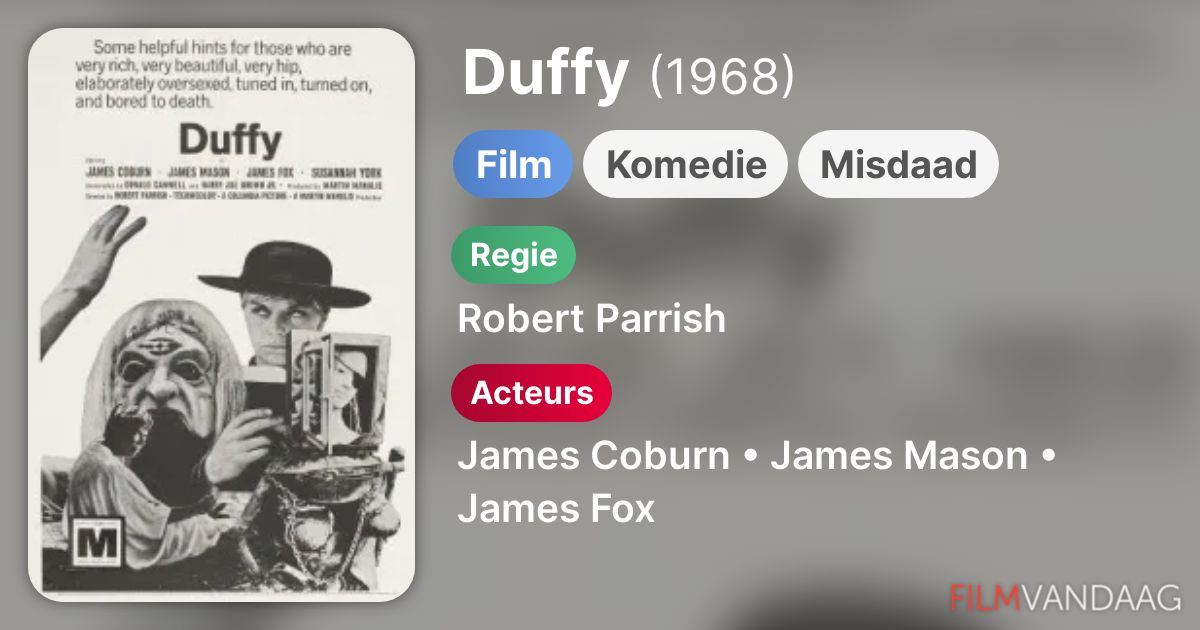 Duffy (film, 1968) - FilmVandaag.nl