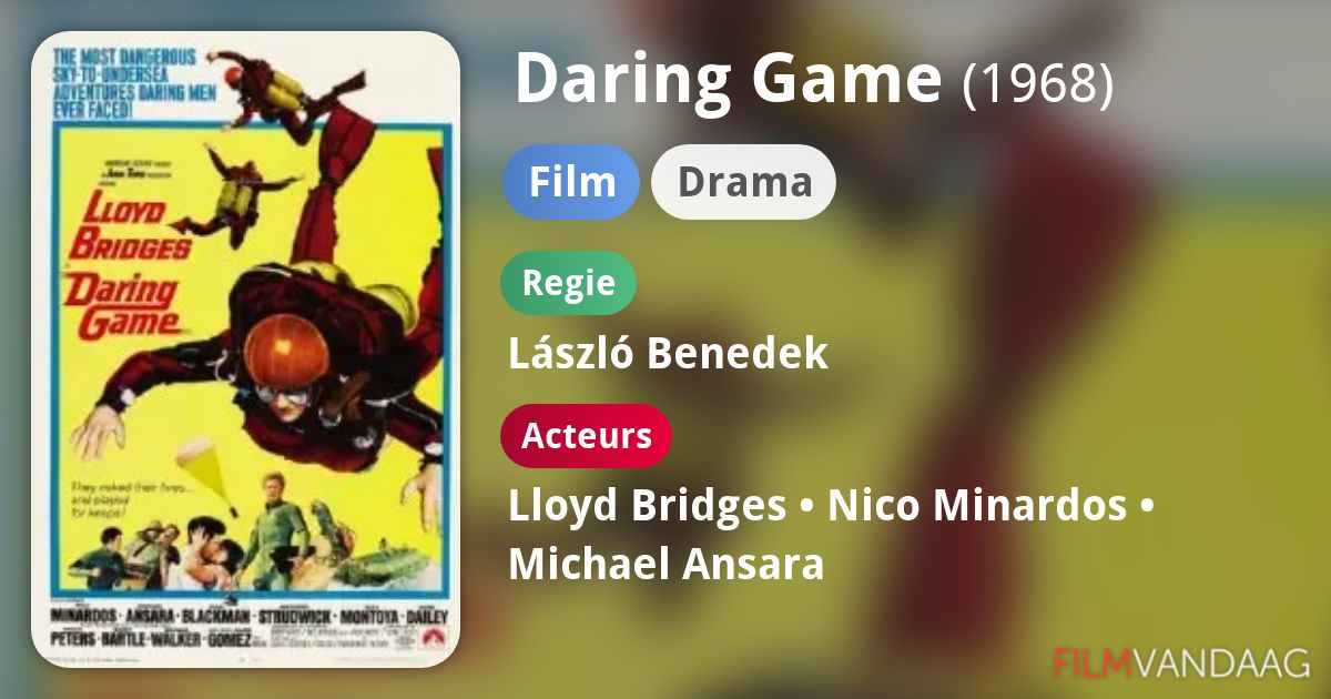 Daring Game (film, 1968) - FilmVandaag.nl