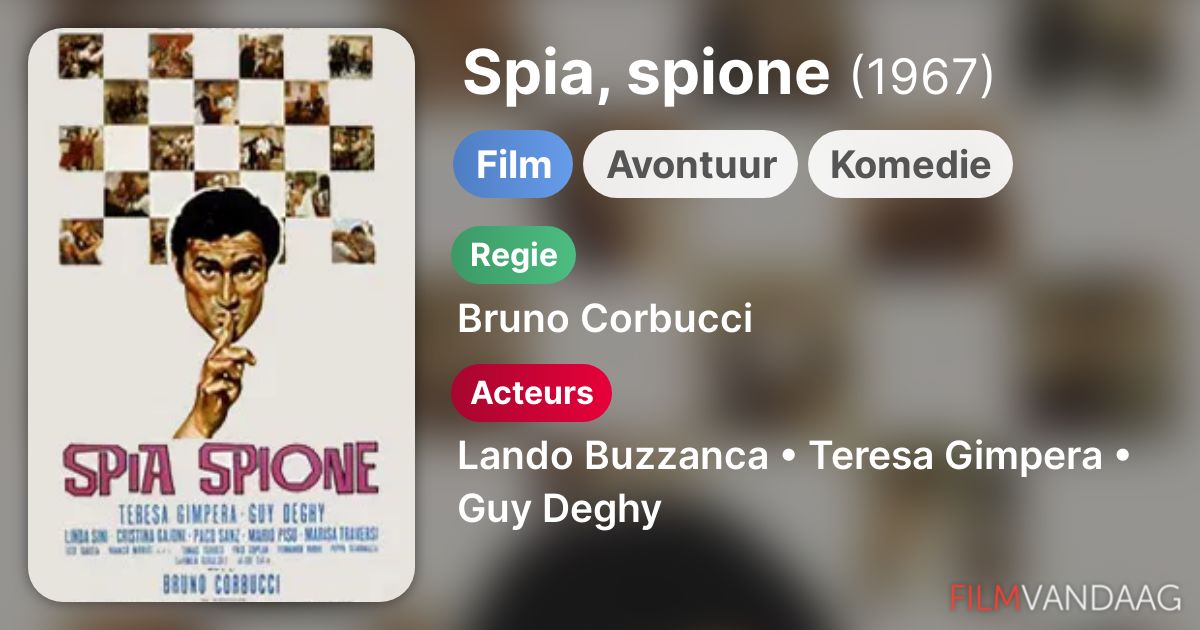 Spia, spione (film, 1967) - FilmVandaag.nl