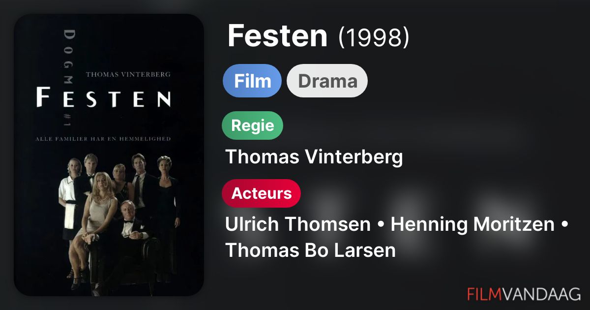 Festen (film, 1998) - FilmVandaag.nl