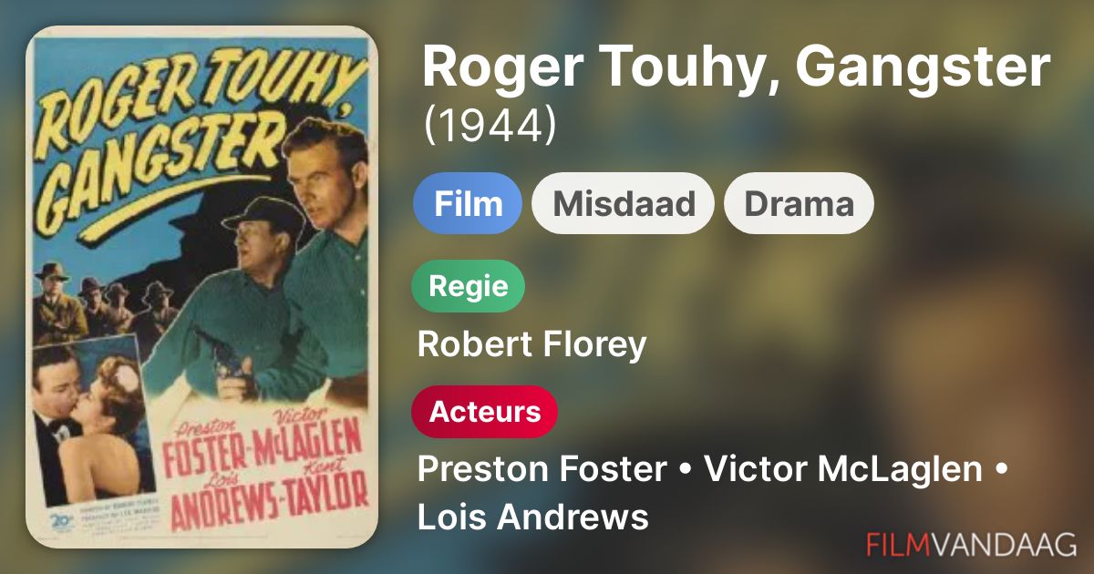 Roger Touhy, Gangster (film, 1944) - FilmVandaag.nl