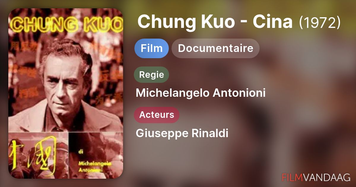 Chung Kuo - Cina (film, 1972) - FilmVandaag.nl