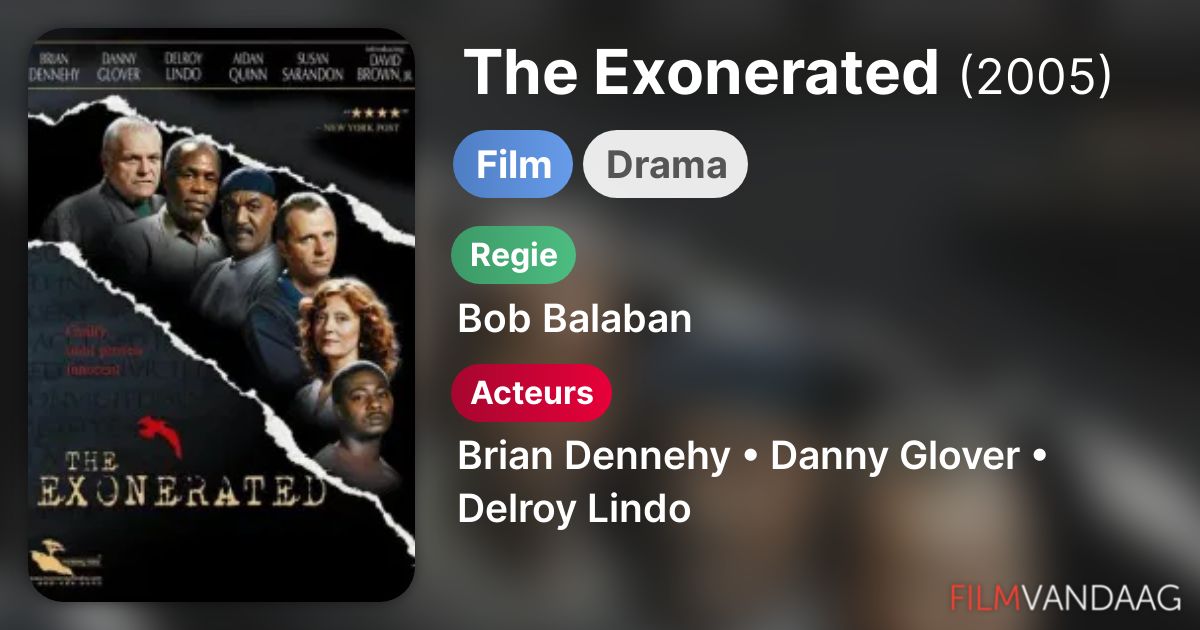 The Exonerated (film, 2005) - FilmVandaag.nl