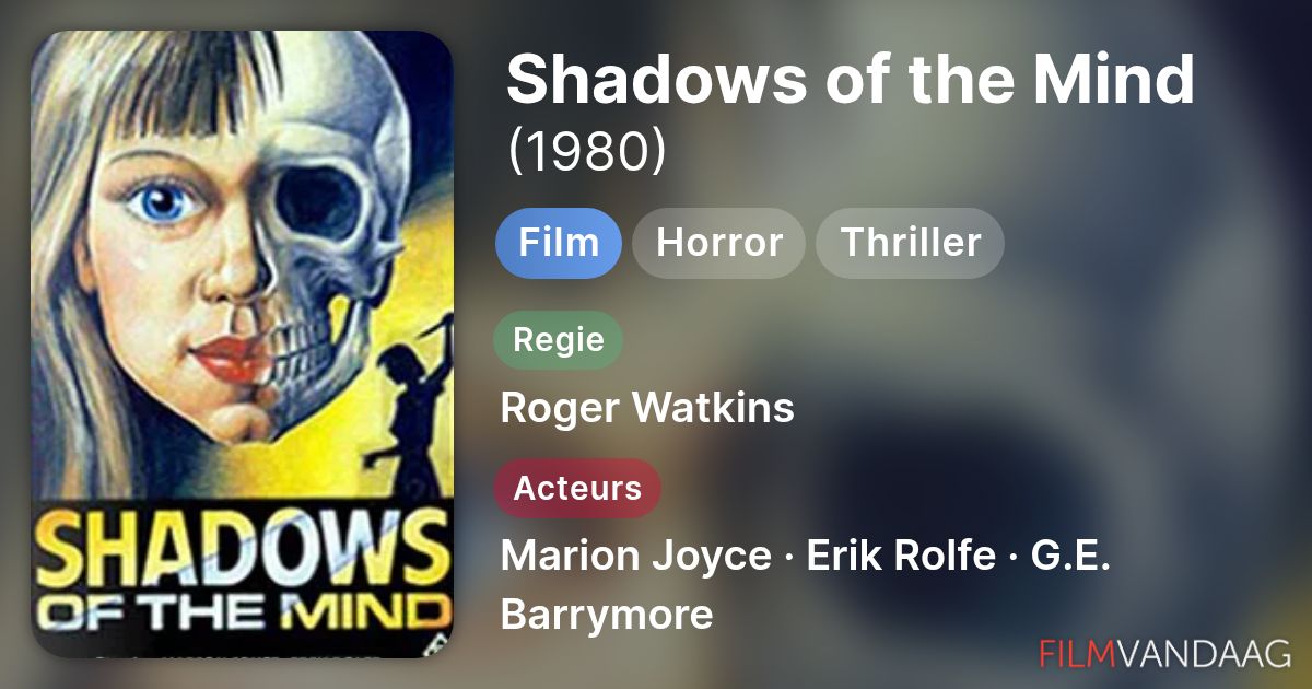 Shadows of the Mind (film, 1980) - FilmVandaag.nl