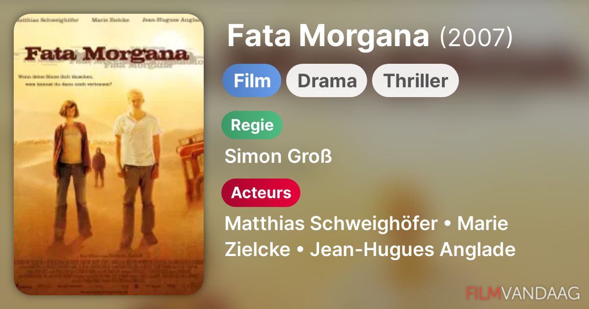 Fata Morgana (film, 2007) - FilmVandaag.nl