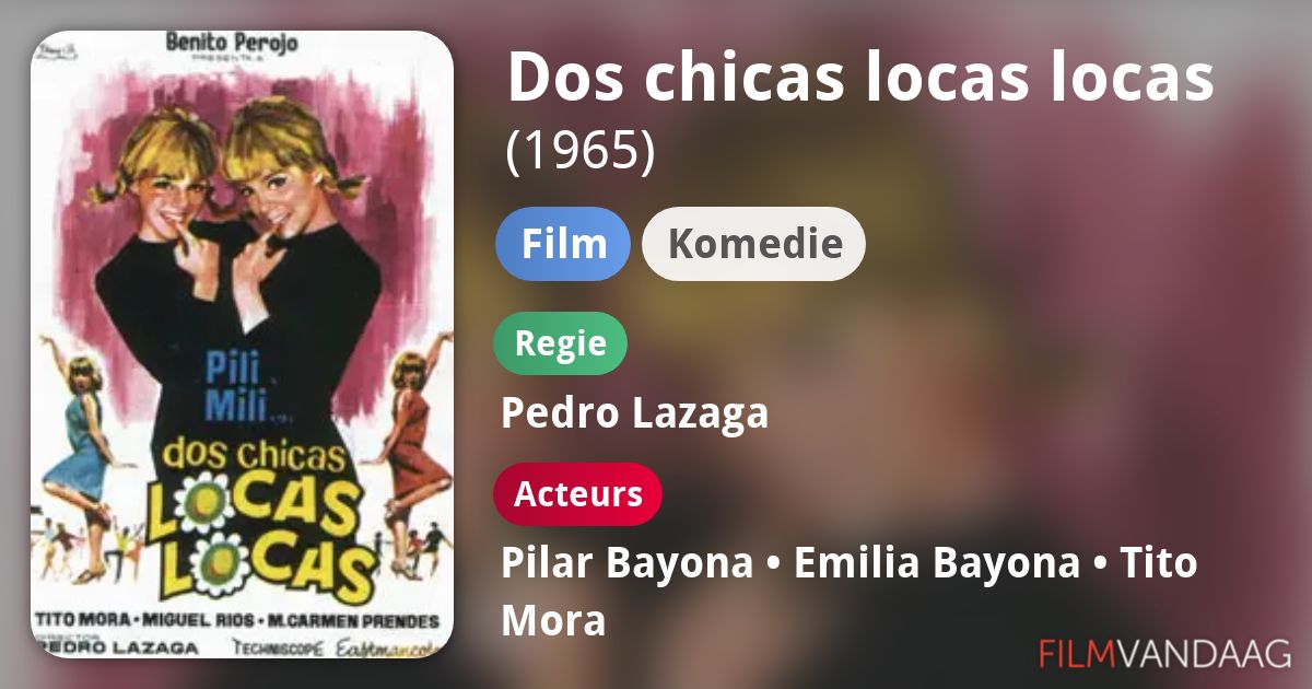 Dos chicas locas locas (film, 1965) - FilmVandaag.nl