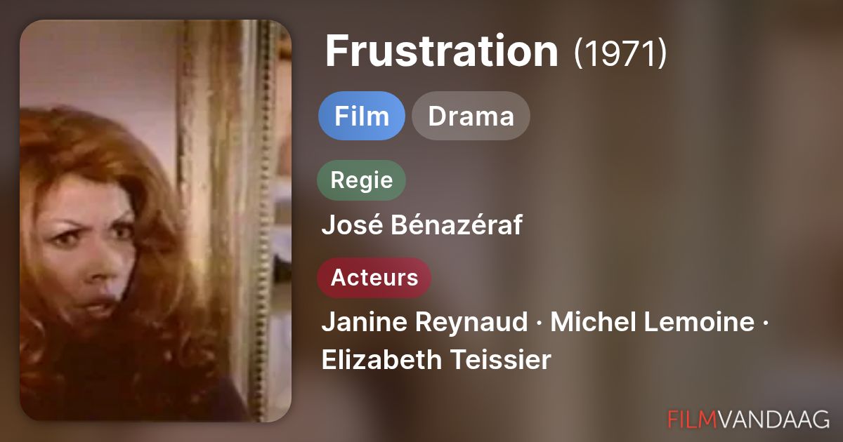 Frustration (film, 1971) - FilmVandaag.nl