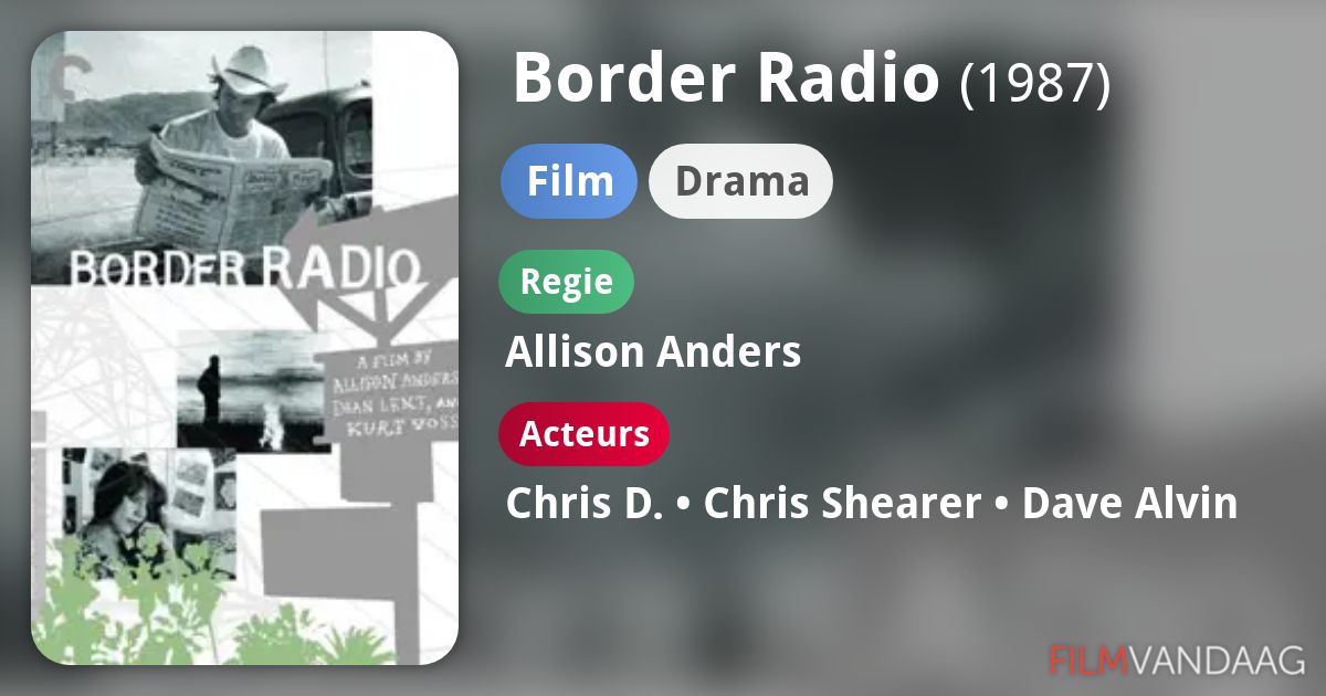Border Radio (film, 1987) - FilmVandaag.nl