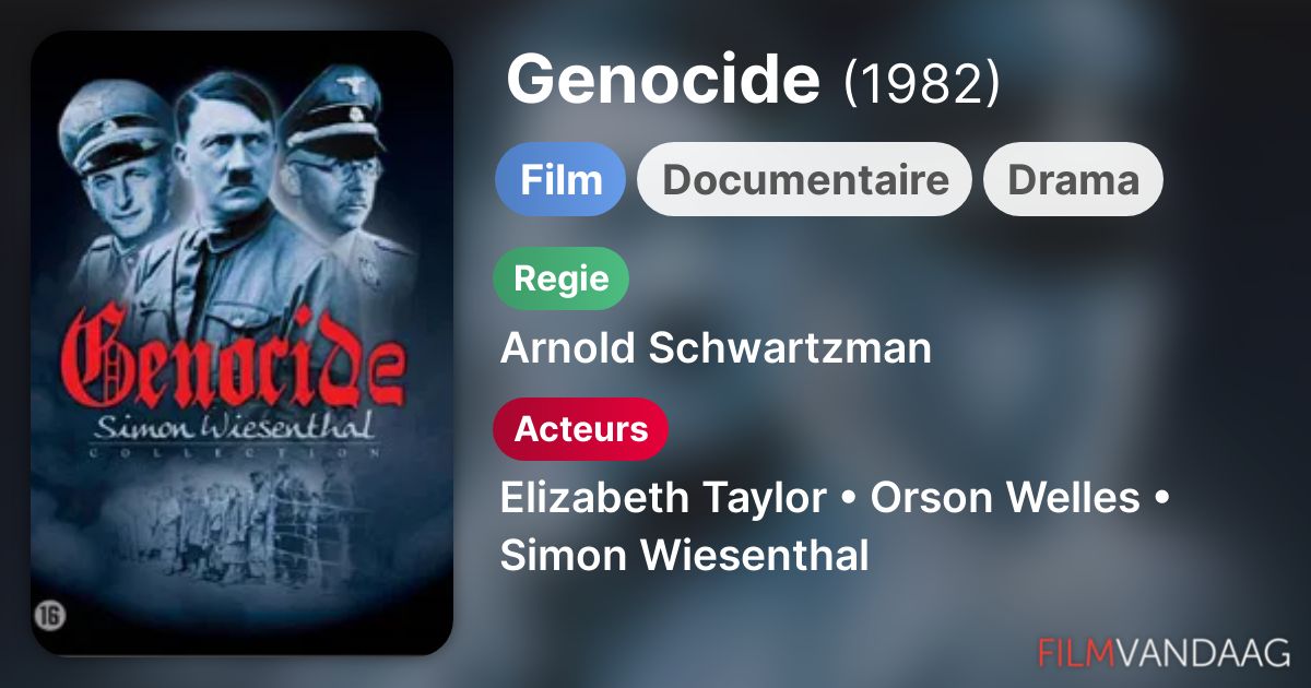 Genocide (film, 1982) - FilmVandaag.nl