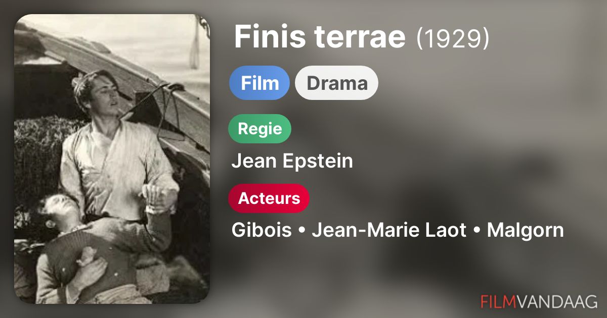 Finis terrae (film, 1929) - FilmVandaag.nl