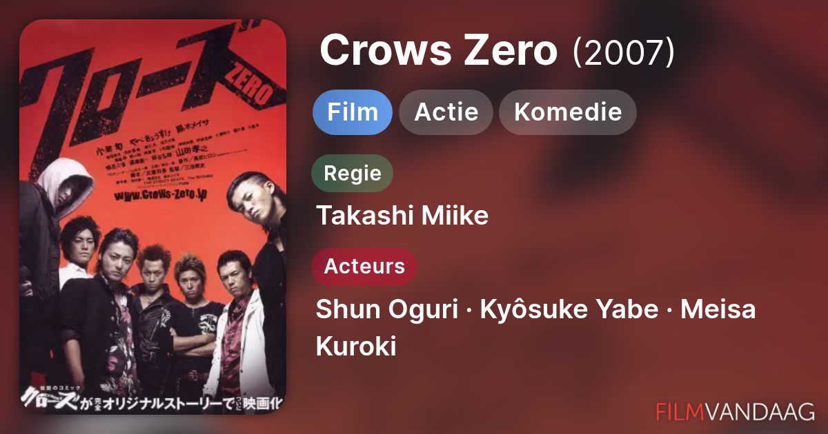 Crows Zero (film, 2007) - FilmVandaag.nl