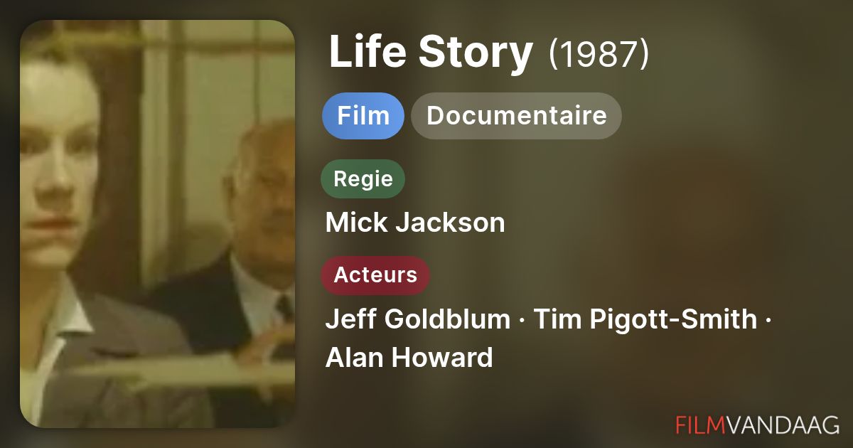 Life Story (film, 1987) - FilmVandaag.nl