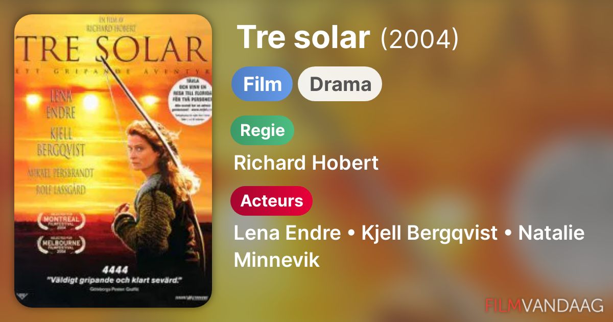 Tre solar (film, 2004) - FilmVandaag.nl