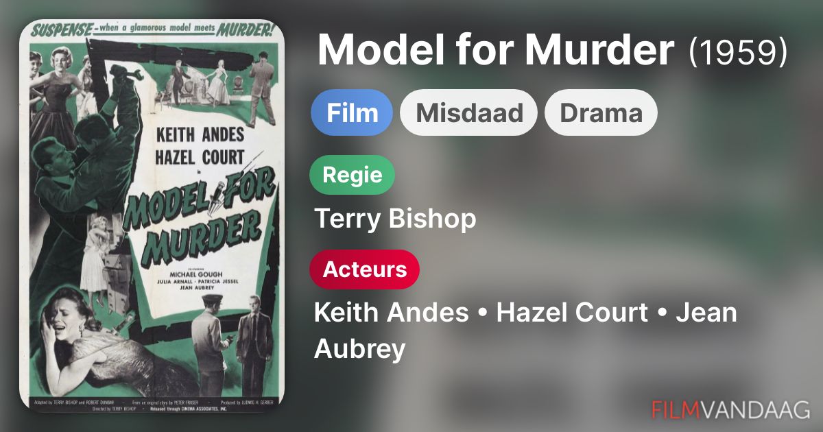 Model for Murder (film, 1959) - FilmVandaag.nl