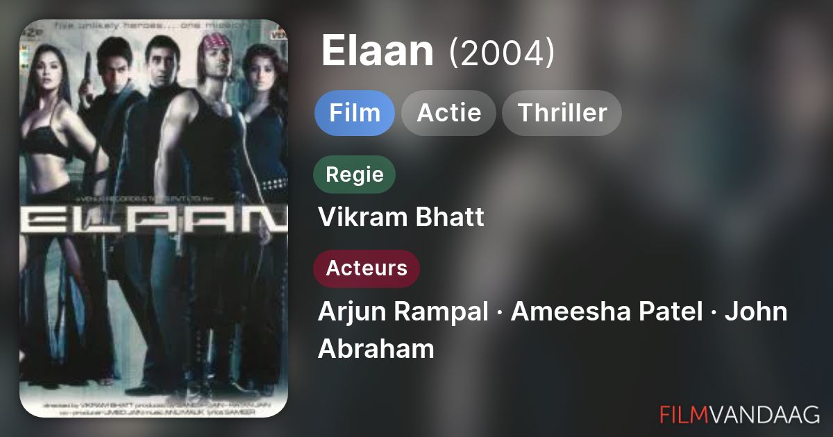Elaan (film, 2004) - FilmVandaag.nl