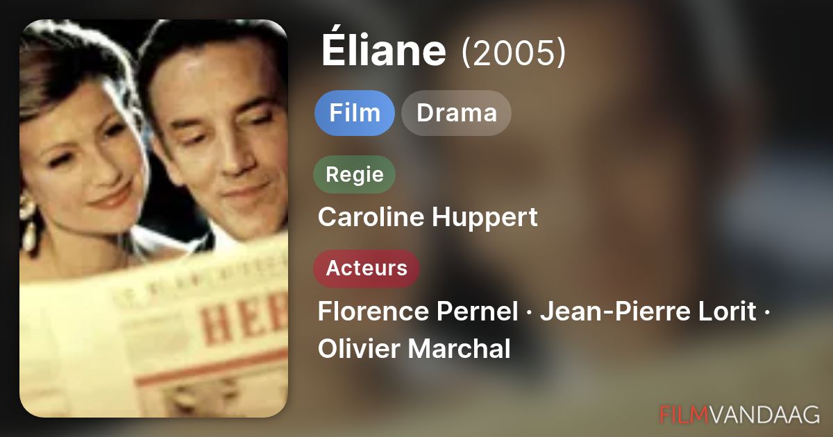 Éliane (film, 2005) - FilmVandaag.nl
