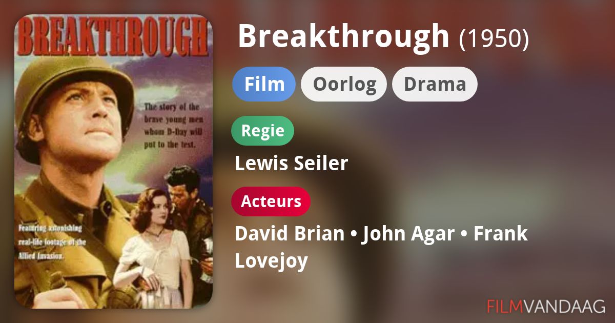 Breakthrough (film, 1950) - FilmVandaag.nl