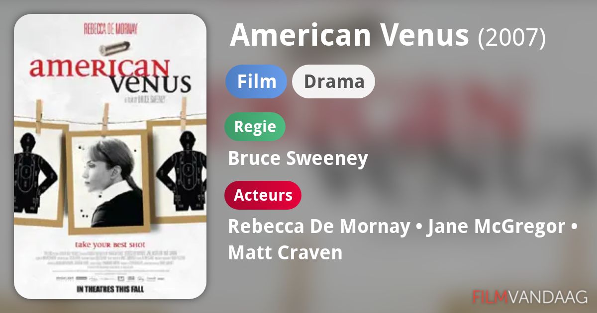 American Venus (film, 2007) - FilmVandaag.nl