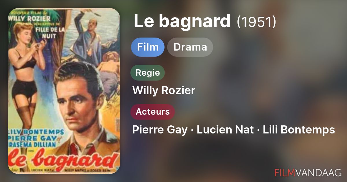 Le bagnard (film, 1951) - FilmVandaag.nl