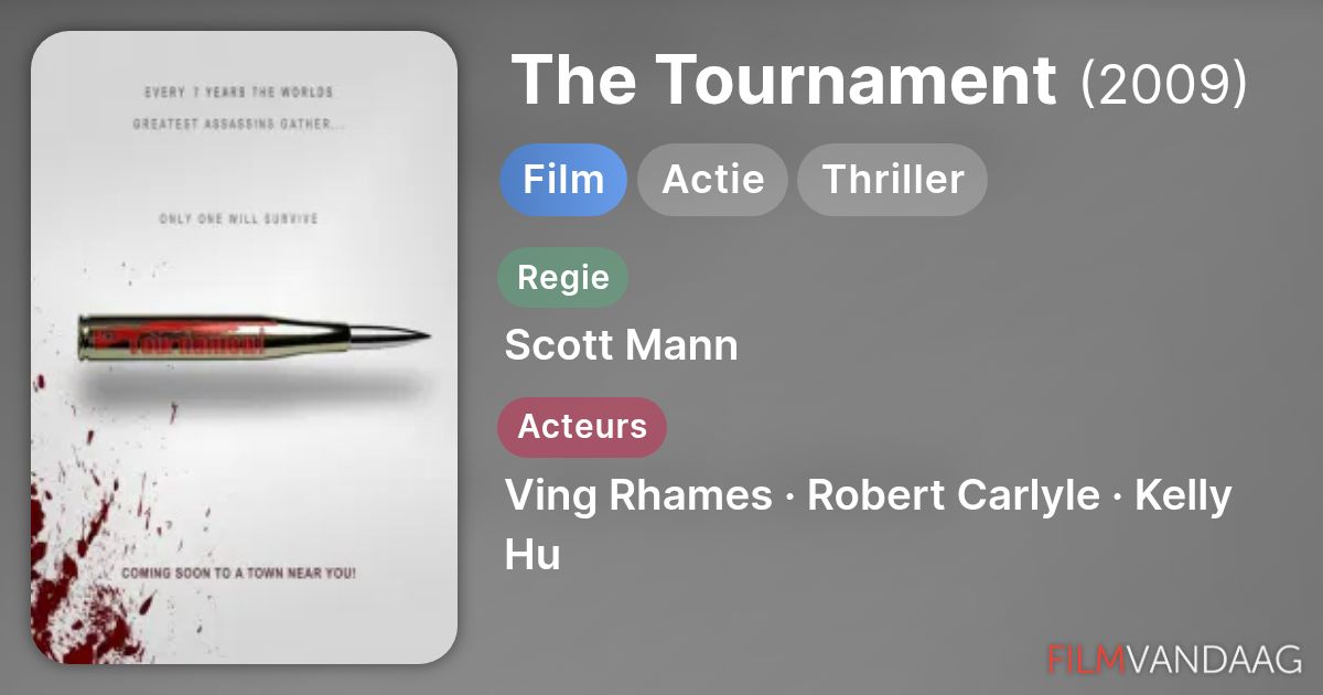 The Tournament (film, 2009) - FilmVandaag.nl