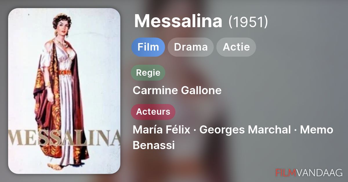 Messalina (film, 1951) - FilmVandaag.nl
