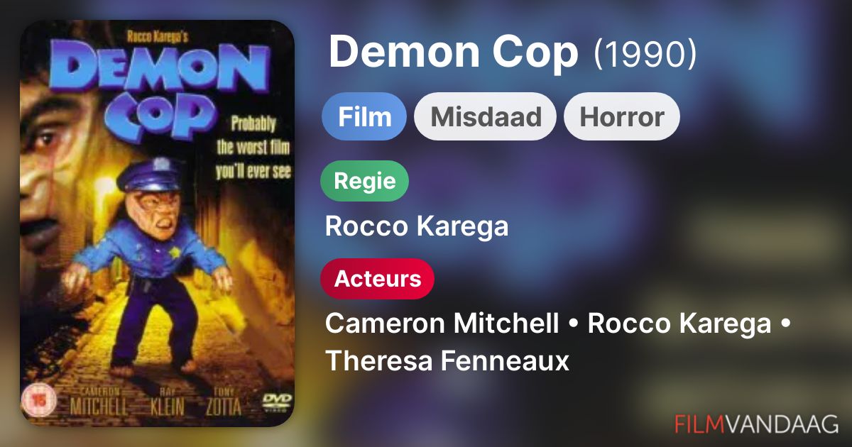 Demon Cop (film, 1990) - FilmVandaag.nl