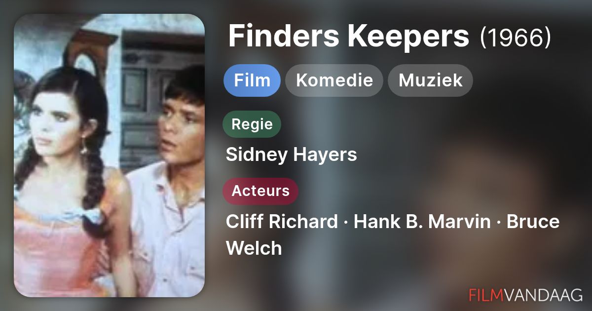 Finders Keepers (film, 1966) - FilmVandaag.nl