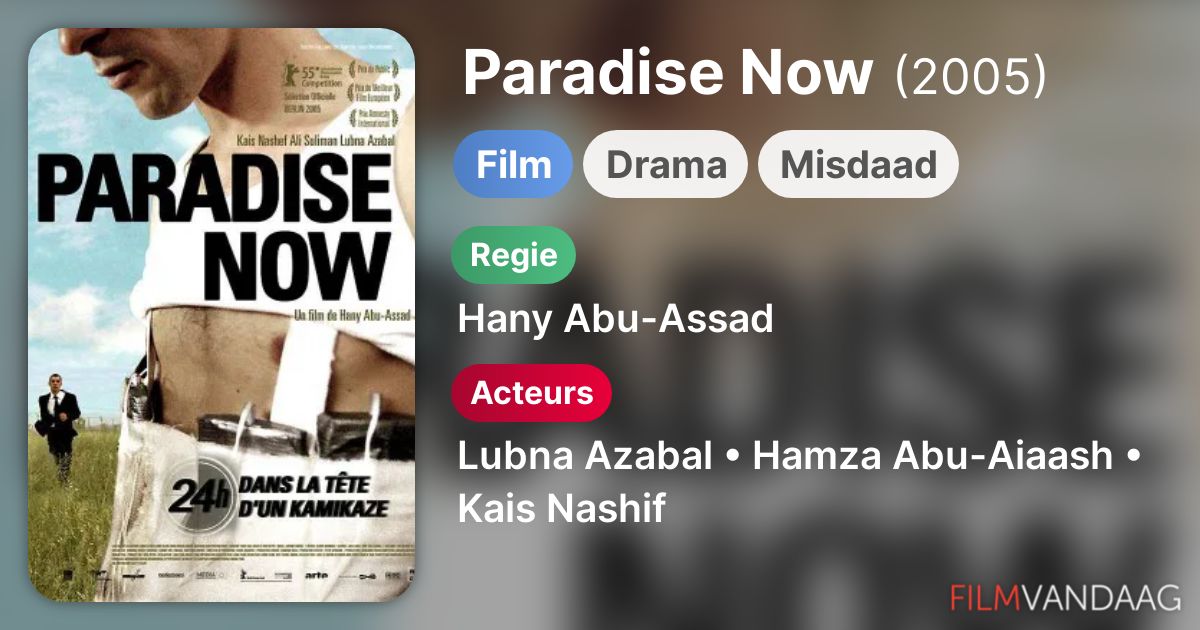 Paradise Now (film, 2005) - FilmVandaag.nl
