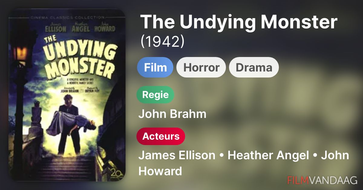 The Undying Monster (film, 1942) - FilmVandaag.nl
