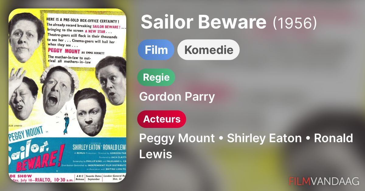 Sailor Beware (film, 1956) Nu Online Kijken - FilmVandaag.nl